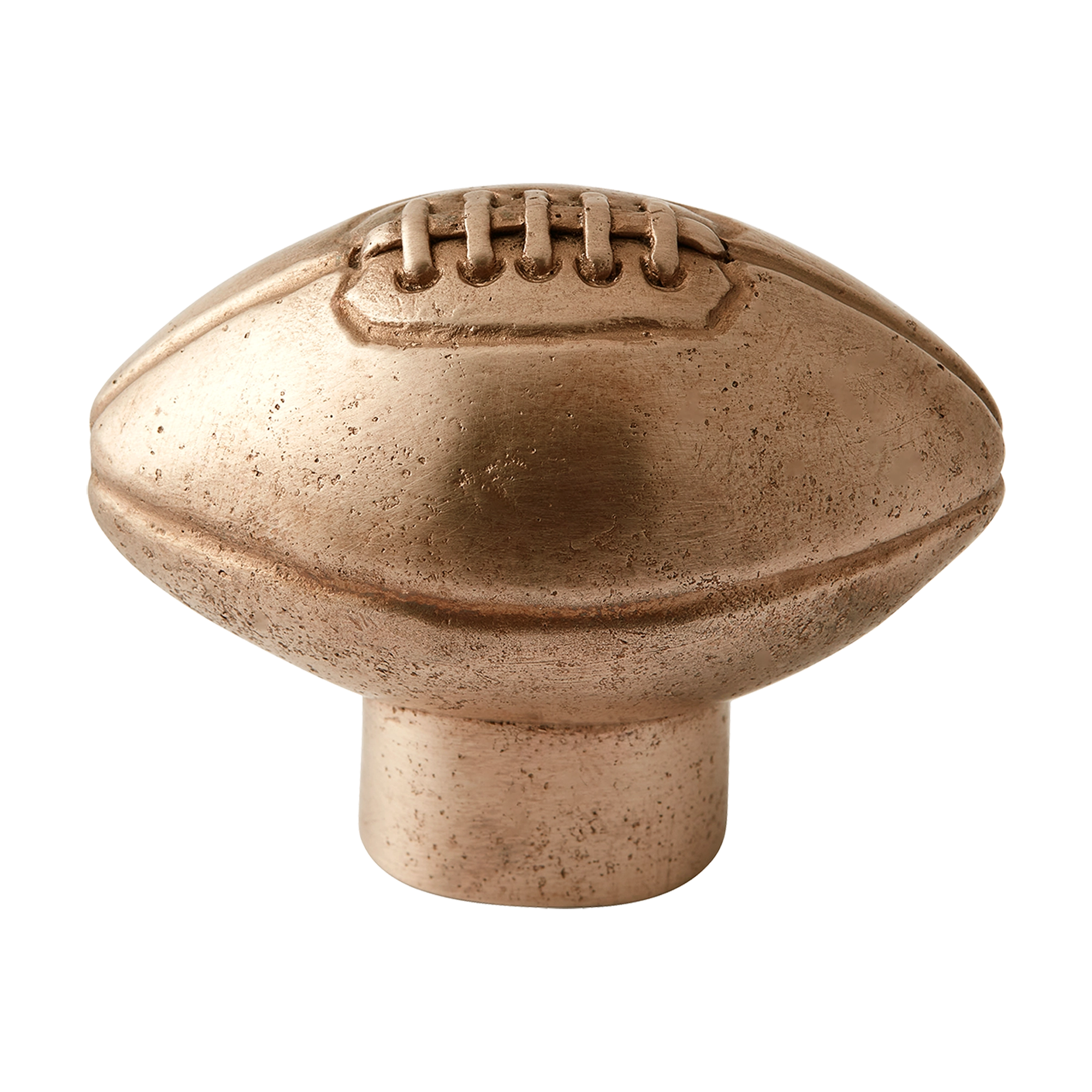 Whimsical American Football Silicon Bronze Cabinet Knob