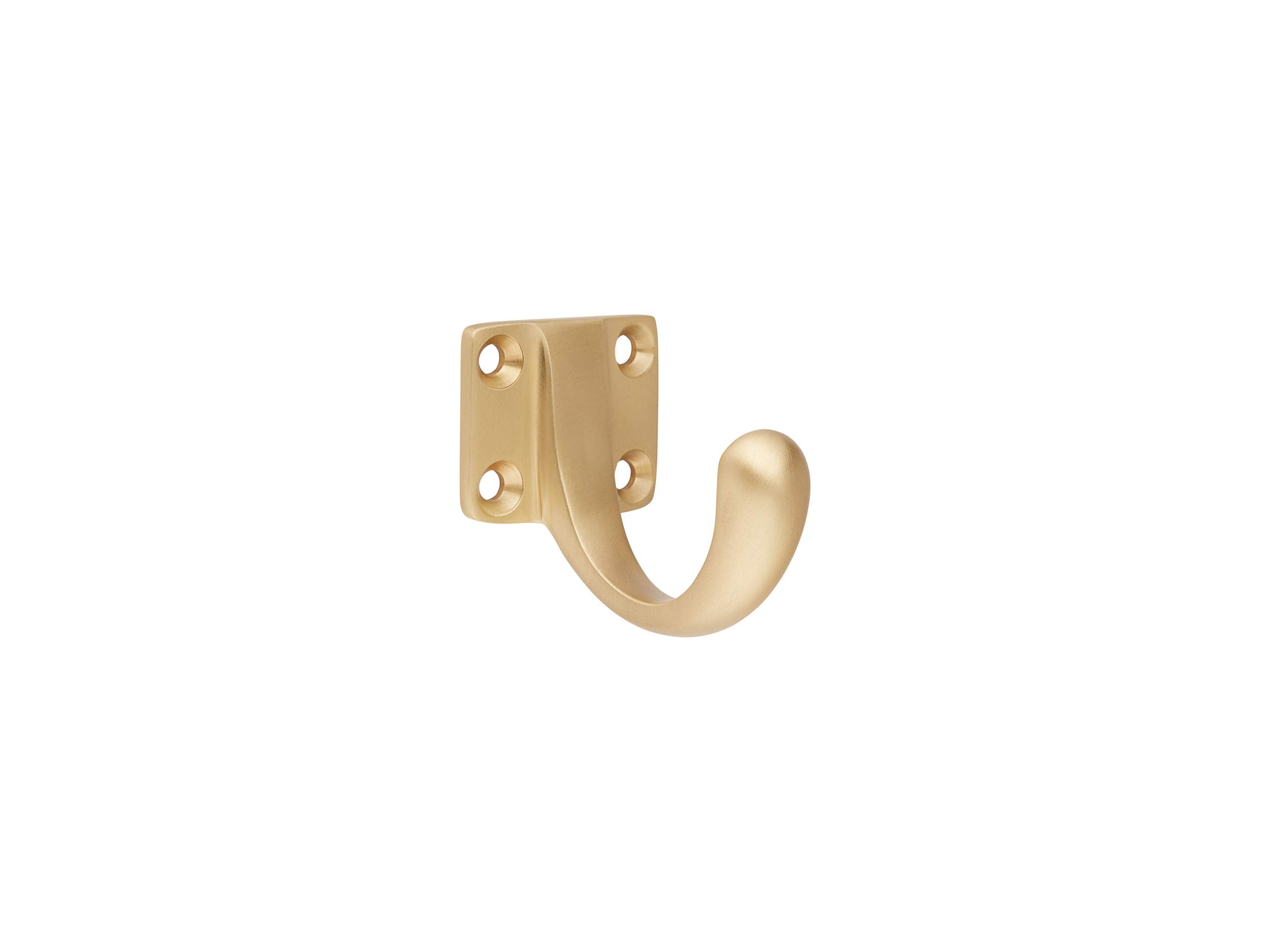 Solid Brass Wardrobe / Cloakroom Hook